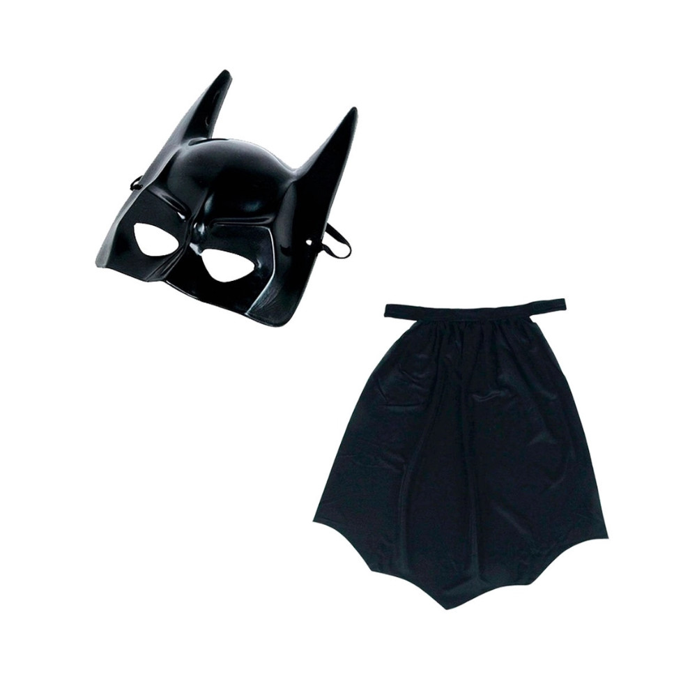 Kit Batman Capa e Mascara Fantasia Menino Infantil Crianças Original ...
