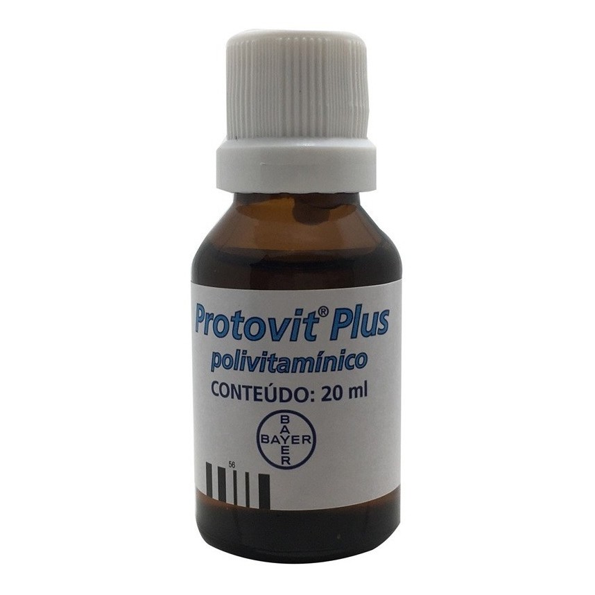 Protovit Plus 20ml P/coleira, Trinca Ferro,pássaros Em Geral | Shopee ...