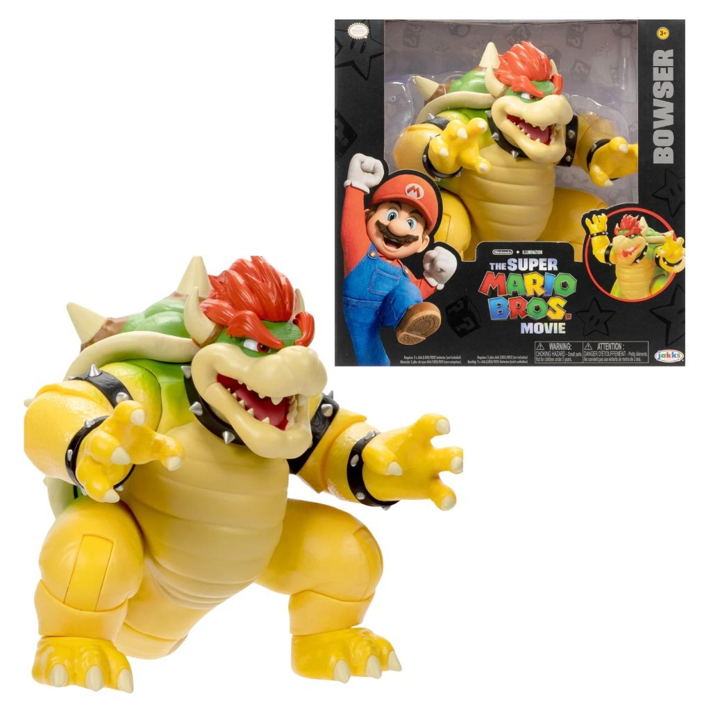 Boneco Articulado Browser Super Mario World Colecionável | Shopee Brasil