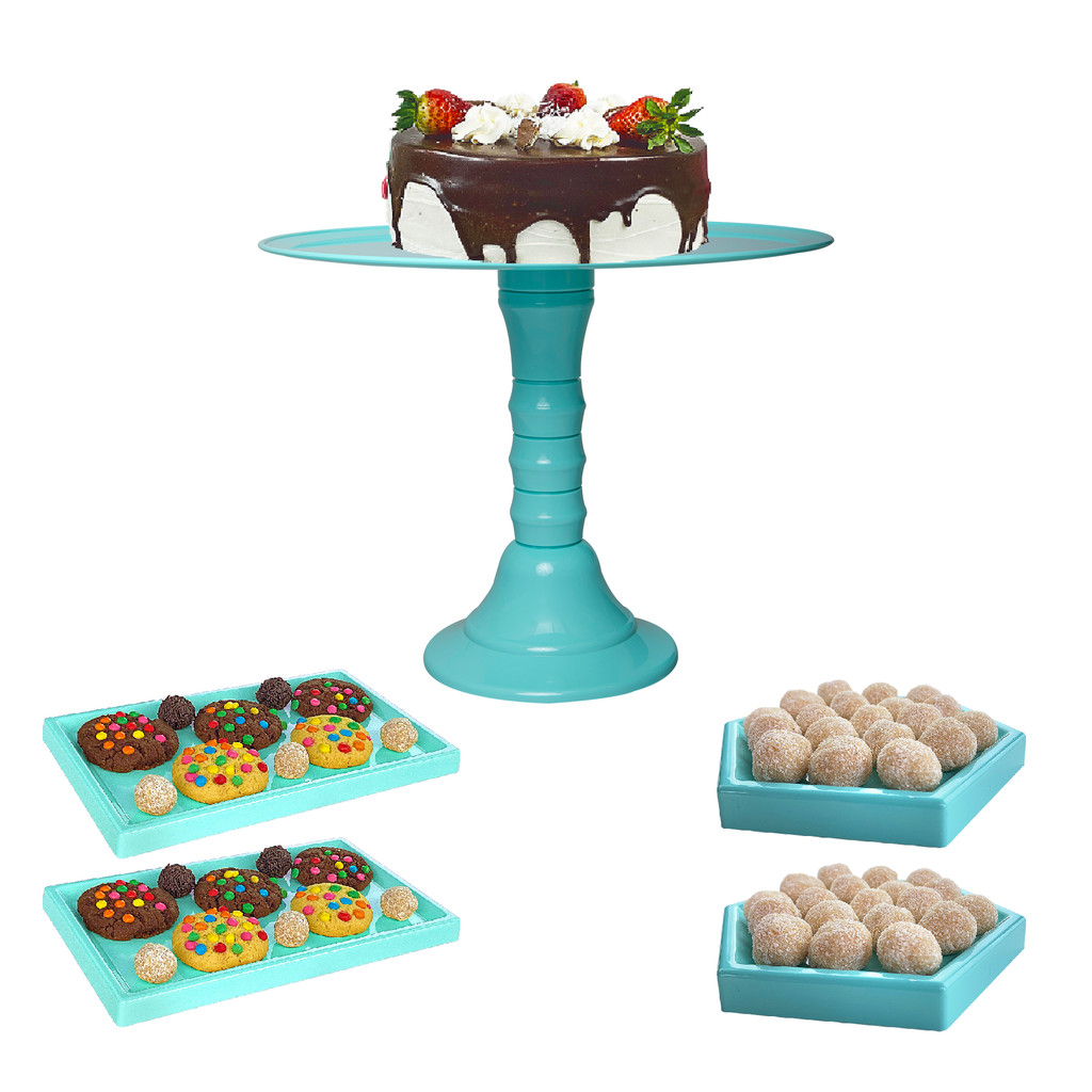 Kit Boleira Tam G 1 Boleira 32cm 4 Bandejas Regulagem Altura | Shopee ...