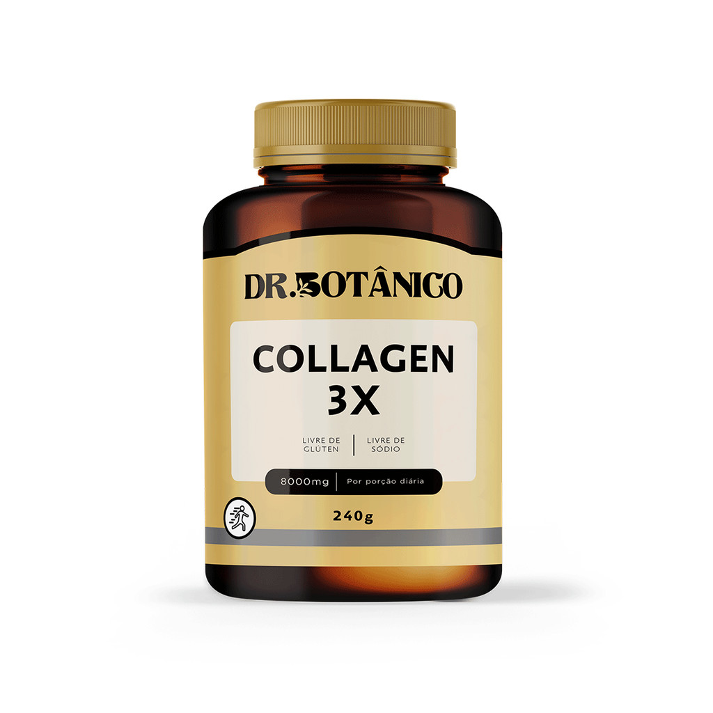 COLLAGEN 3X SOLÚVEL 8000MG 240G - DR. BOTÂNICO | Shopee Brasil