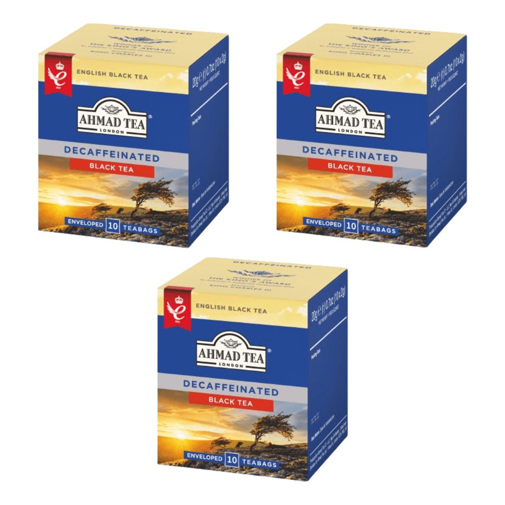 Chá Importado Ahmad Tea English Descafeinado - Kit com 3 Caixas ...