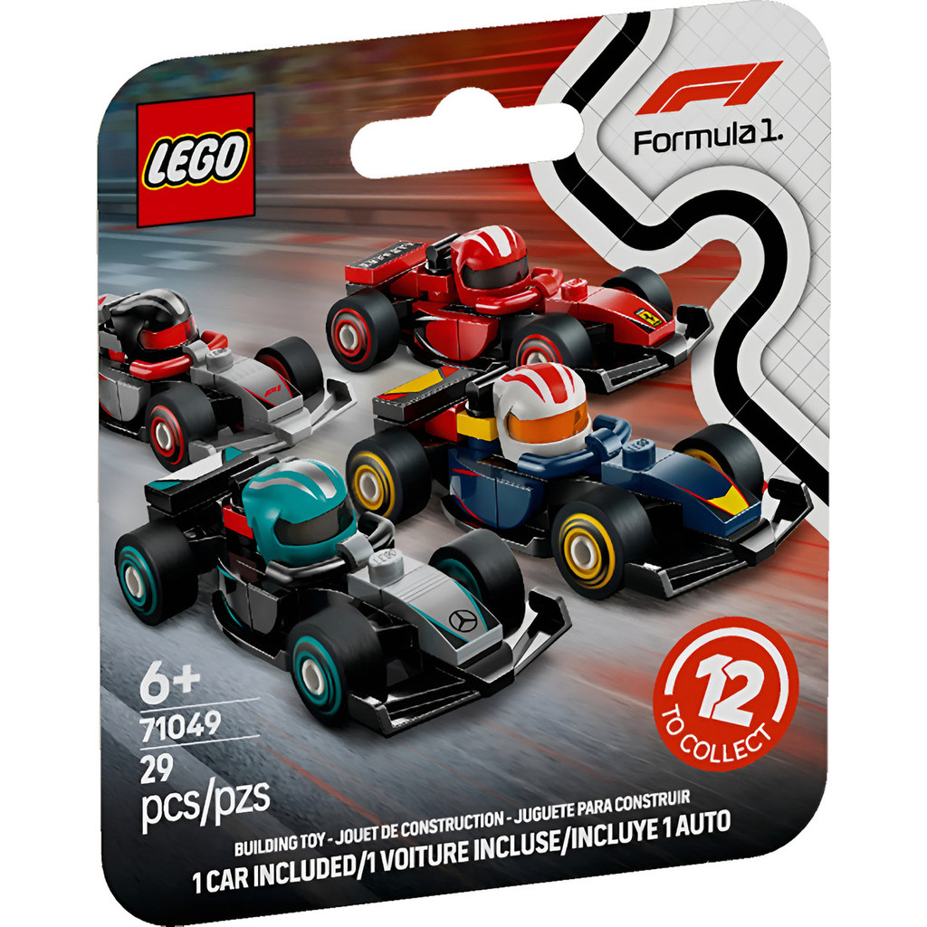 Lego Series 71049 Carros De Corrida Colecionáveis F1 | Shopee Brasil
