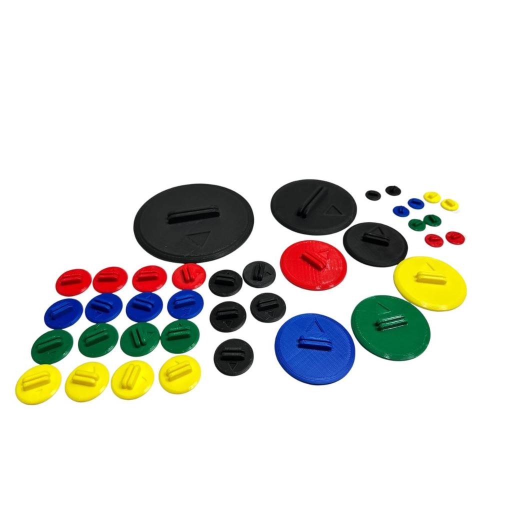 Stands Bases para Miniaturas de Papel - RPG e Board Games | Shopee Brasil
