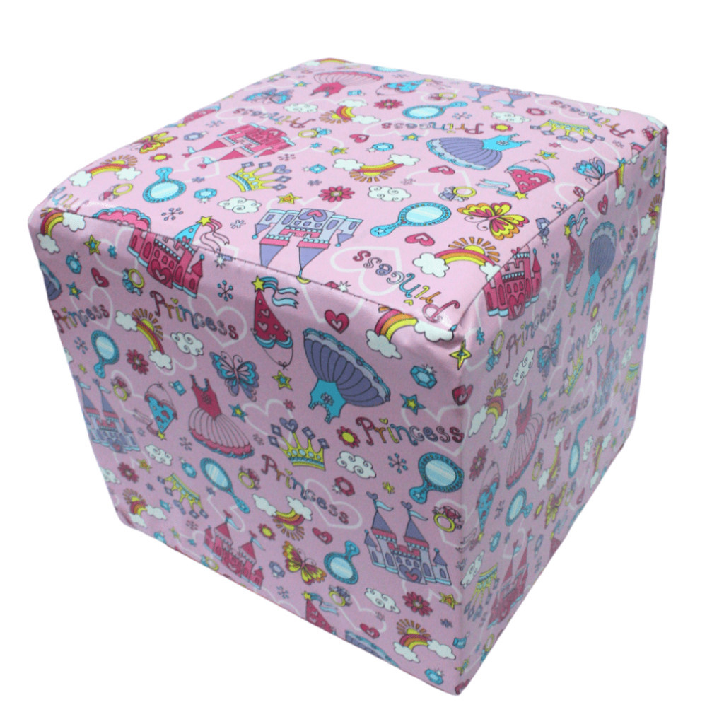 Mini Puff Infantil 25x25 Banqueta Menino Menina Quarto Sala | Shopee Brasil