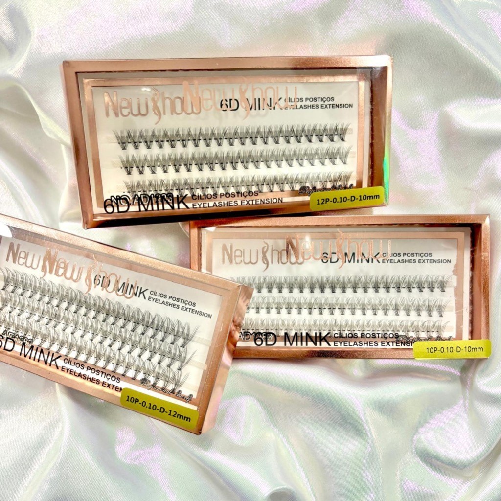 10cx New Show Cilios Tufinho 10P/12P 6D Mink Russo New Show | Shopee Brasil