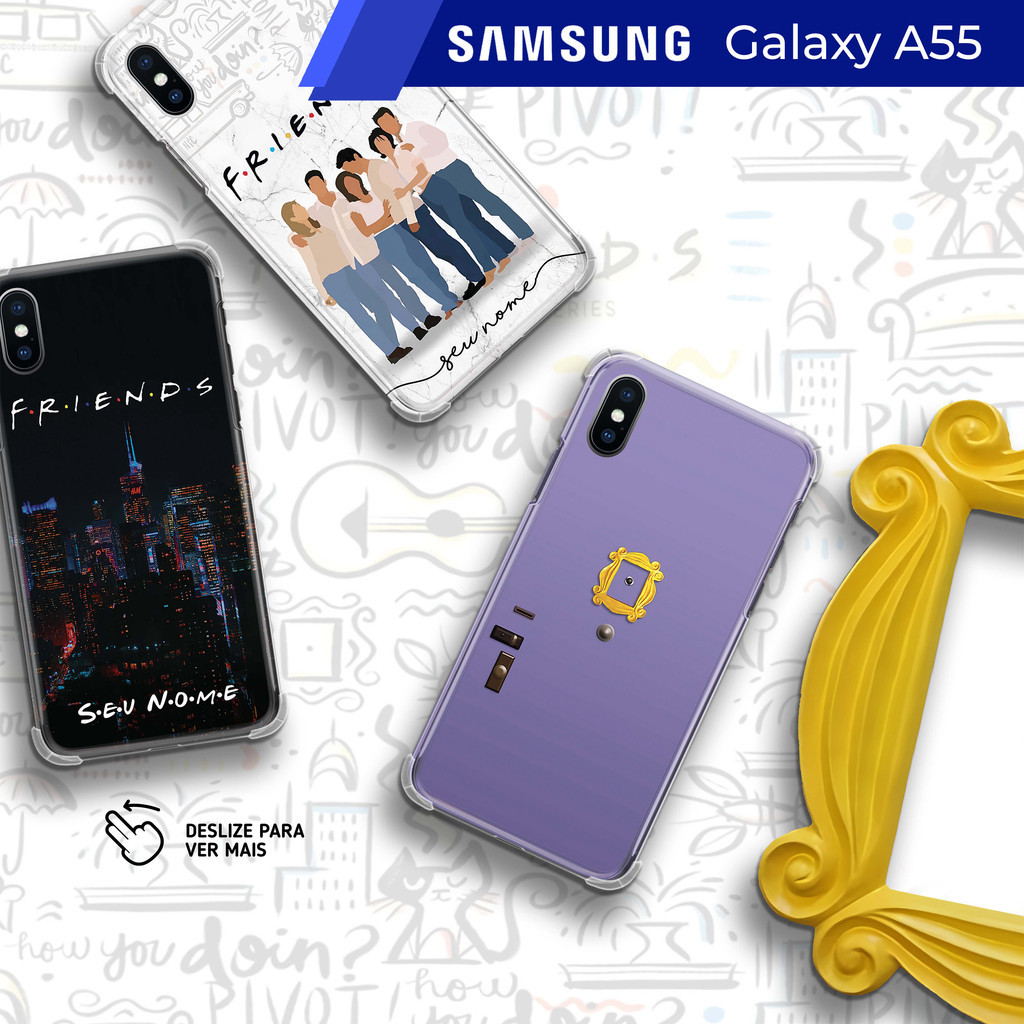 Capa Capinha - Samsung Galaxy A55 - Série Friends Personalizada com ...