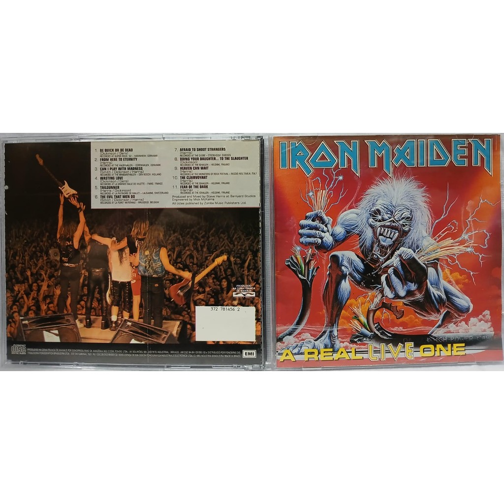 Cd Usado Iron Maiden A Real Live One CDU13627 | Shopee Brasil