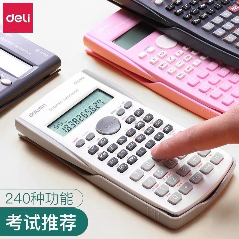 Novidade para 2025 Deli D82MS Calculadora Científica Alunos do Ensino ...