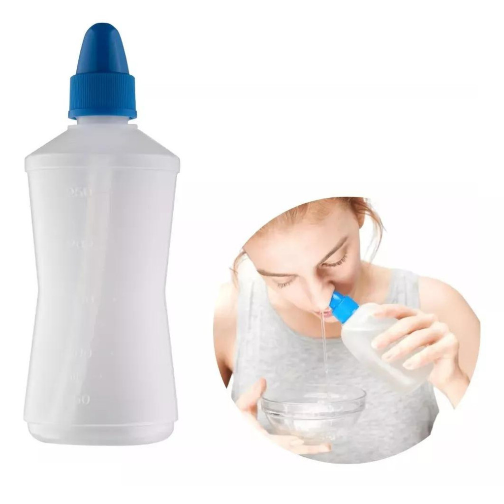 Frasco Higienizador Nasal Lavador Lavagem Nariz 250ml | Shopee Brasil