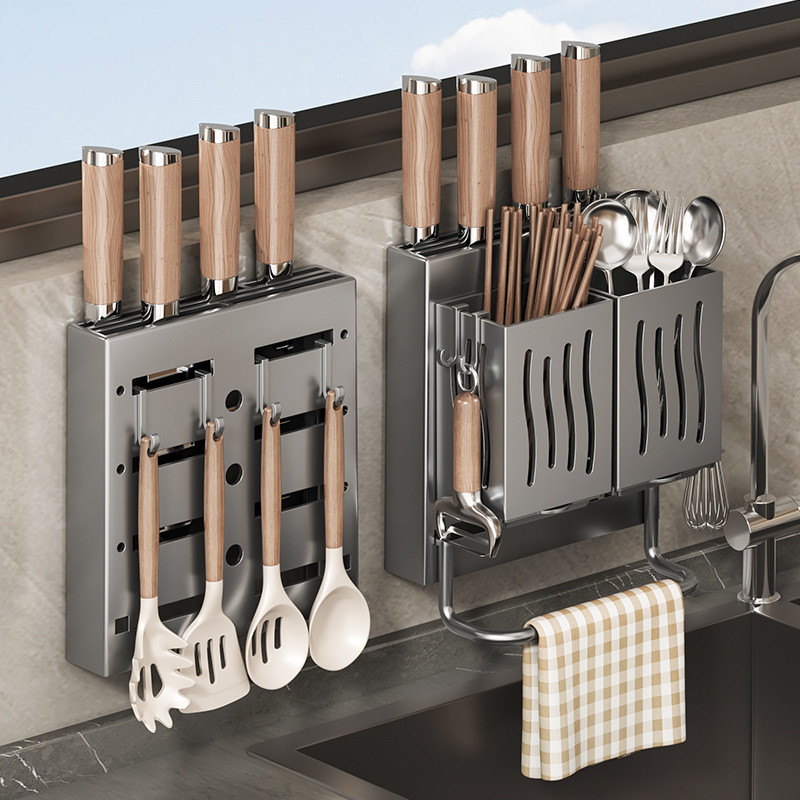 1 PC Kitchen Utensil Rack De Cozinha-Drenagem Multifuncional , Caixa De ...