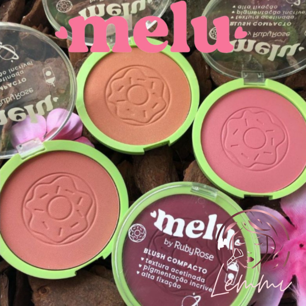 Blush Compacto Melu By Ruby Rose 10 g RR871 | Shopee Brasil