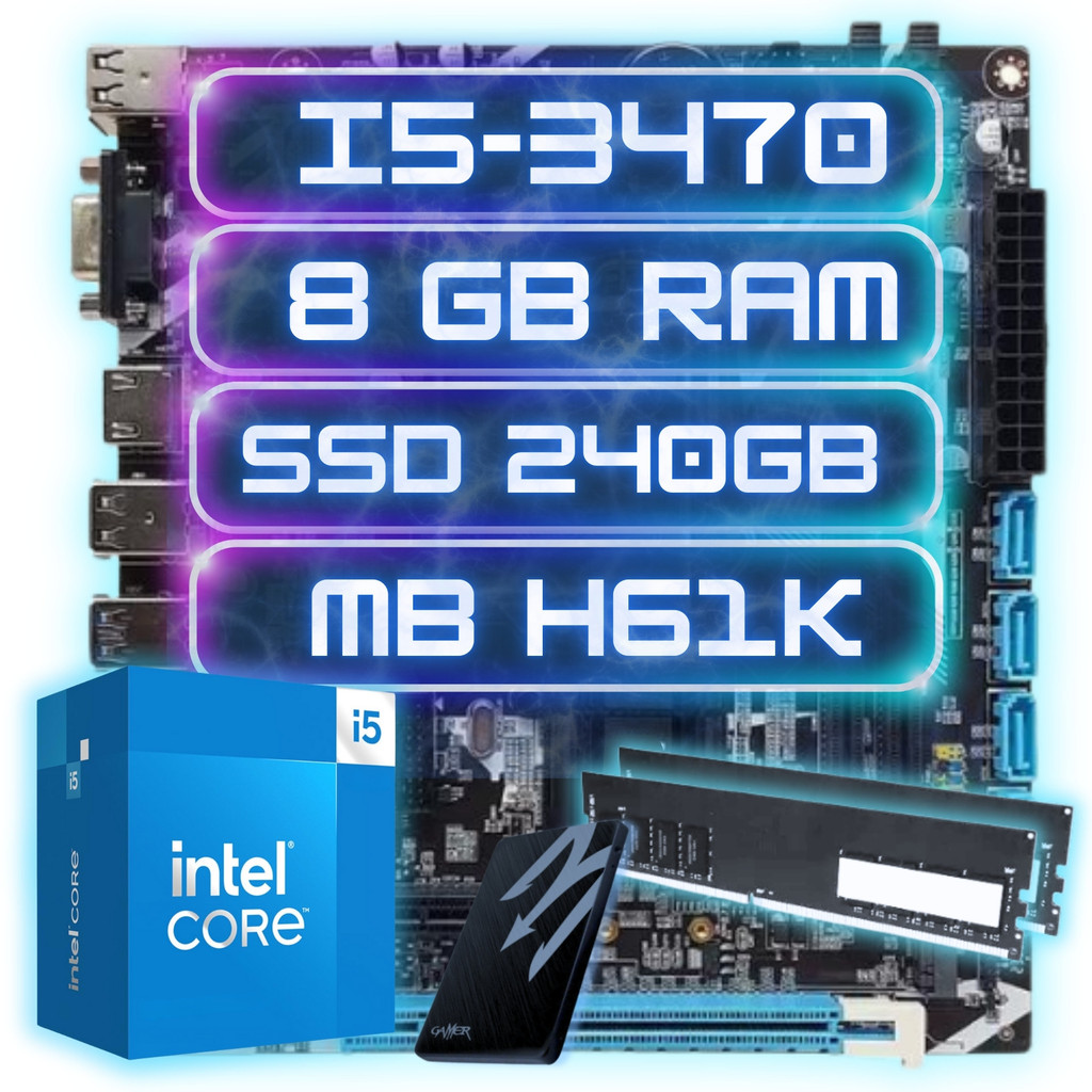 Kit Upgrade Completo Intel I5 + Placa Mae + Ddr + Ssd + Fan | Shopee Brasil