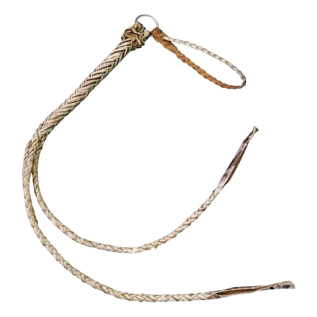 Chicote Tala De Couro Cru 2 Tranças 100% Couro Animal Cavalo | Shopee ...