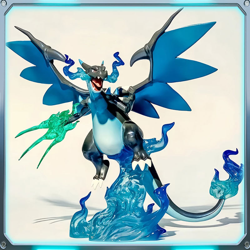 Mega Charizard X [Estoque pronto] Xiaozhi Ailan Pokémon GK Figura ...