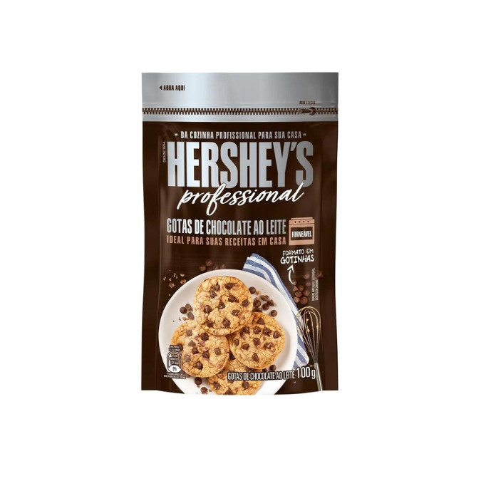 HERSHEY'S GOTAS FORNEÁVEL CHOCOLATE AO LEITE 100g | Shopee Brasil