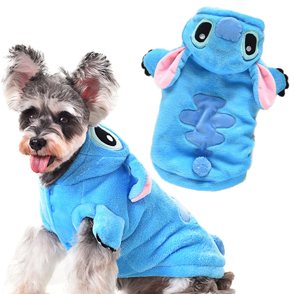 CASACO FANTASIA STITCH DISNEY ROUPA PET CACHORRO GATO | Shopee Brasil