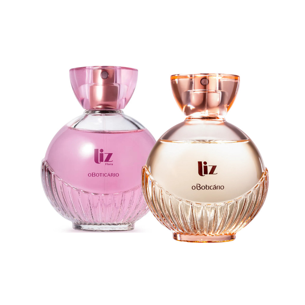 Combo Perfumaria Feminina Liz Desodorante Colônia 100ml E Liz Flora Fragrância Feminina 100ml O ...