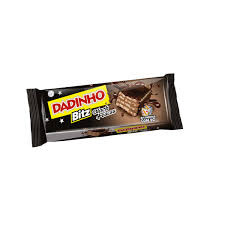 Chocolate Bitz Wafer Dadinho Black 105g | Shopee Brasil