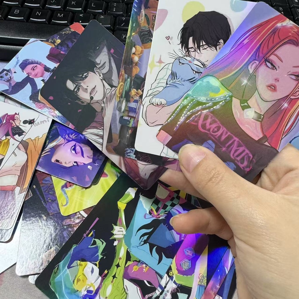 KPop Demon Hunters Photocard Rumi Jinu Derpy Tiger Saja Boys Cartões Lomo Para Fãs | Shopee Brasil