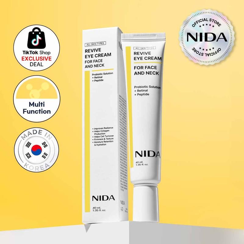 Creme para Olhos NIDA Revive para Rosto e Pescoço (40mL) / Solução ...