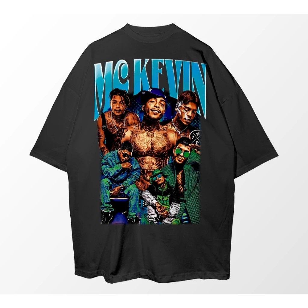 Camiseta Mc Kevin Cantor Funk Streetwear Camisa Unissex | Shopee Brasil