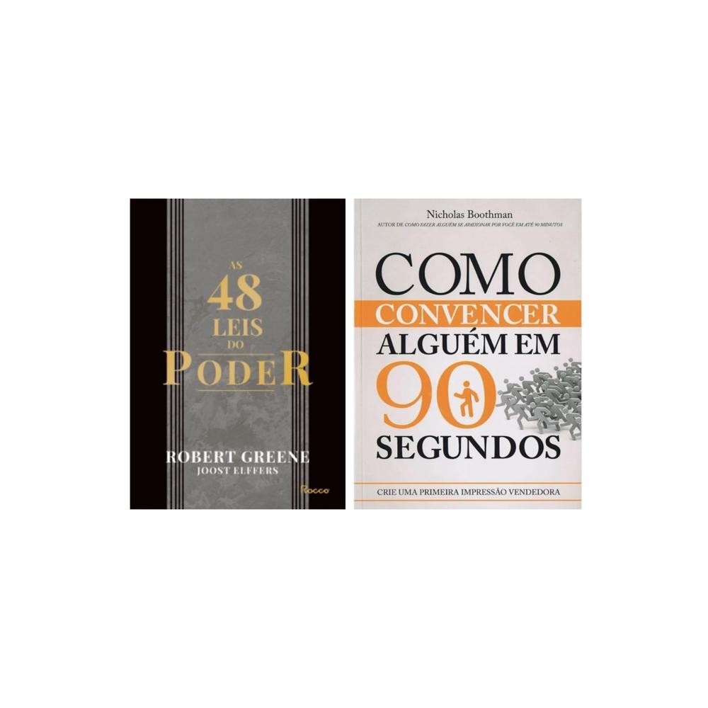 Livro Kit 48 Leis do Poder capa dura por ROBERT GREENE e Como Convencer ...