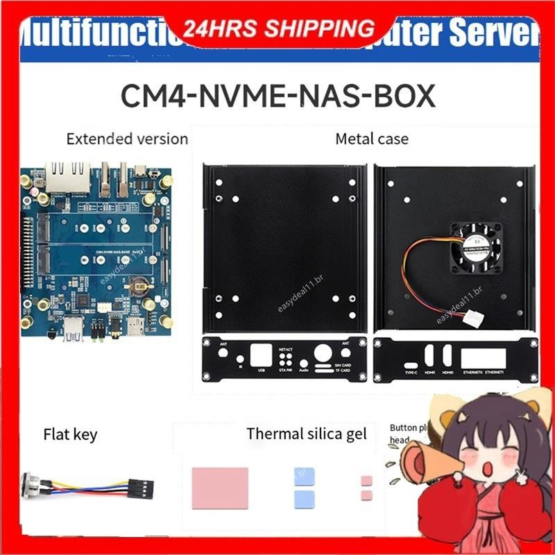 Para Raspberry Pi CM4 NAS Mini Computador Multi-Funcional De Duplo ...