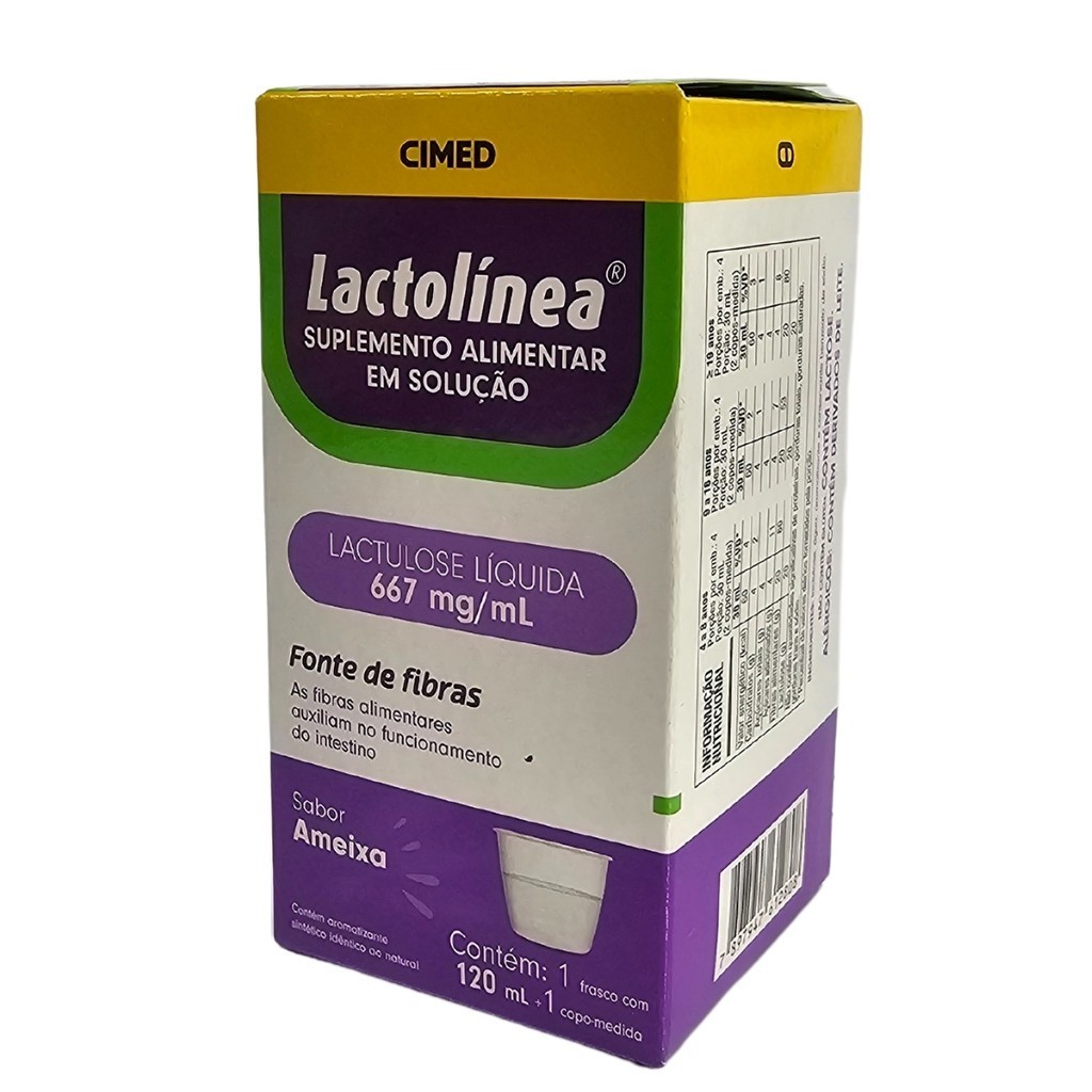 Suplemento Alimentar Lactolínea Sabor Ameixa Lavitan Cimed 120ml ...