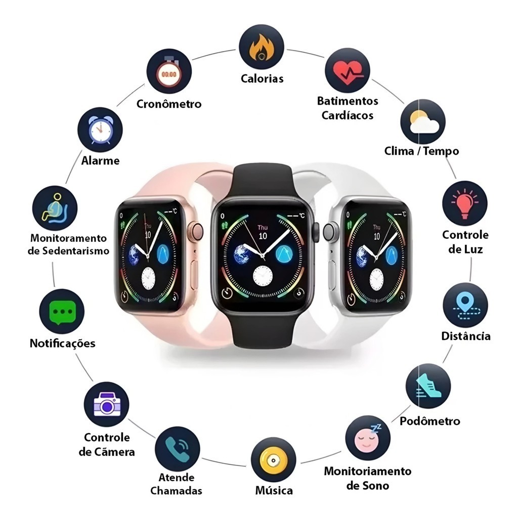 Relógio Inteligente Smartwatch W35+ Basik | Shopee Brasil