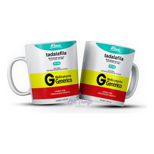 Caneca Divertida Meme Tadalafila Remédio Viagra Tadala | Shopee Brasil