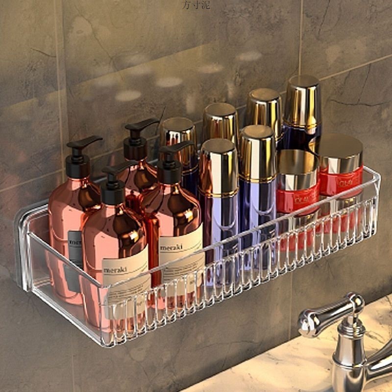 Suporte De Shampoo Prateleiras De Banheiro Sem Furo Acrilico | Shopee Brasil