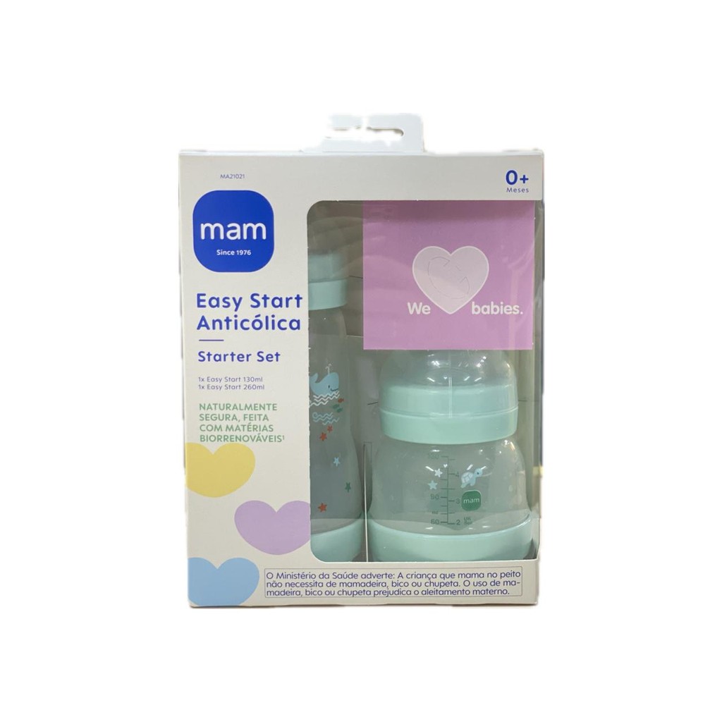 Kit Mamadeira Mam Easy Start Anticólica - Starter Set 160ml e 260ml ...