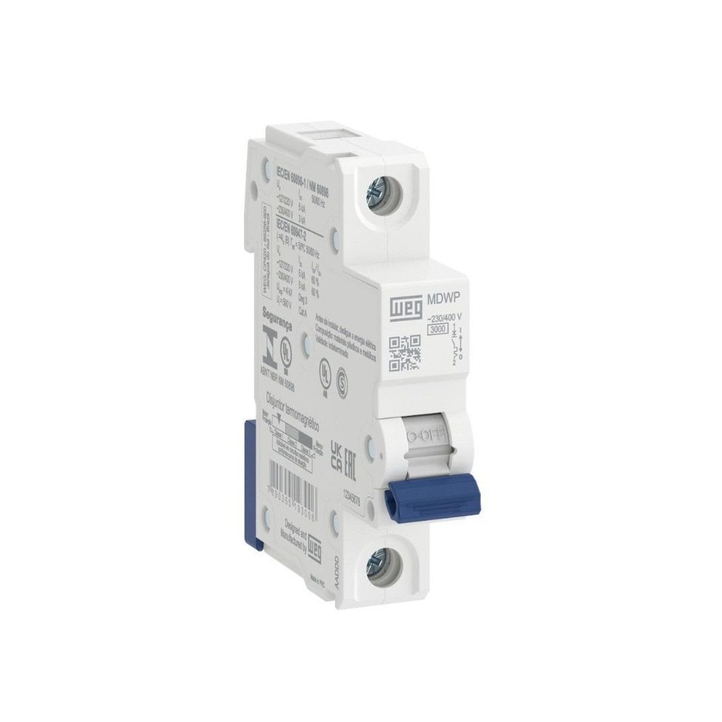 Disjuntor Mini Monopolar MDWP 16A Curva C Weg | Shopee Brasil
