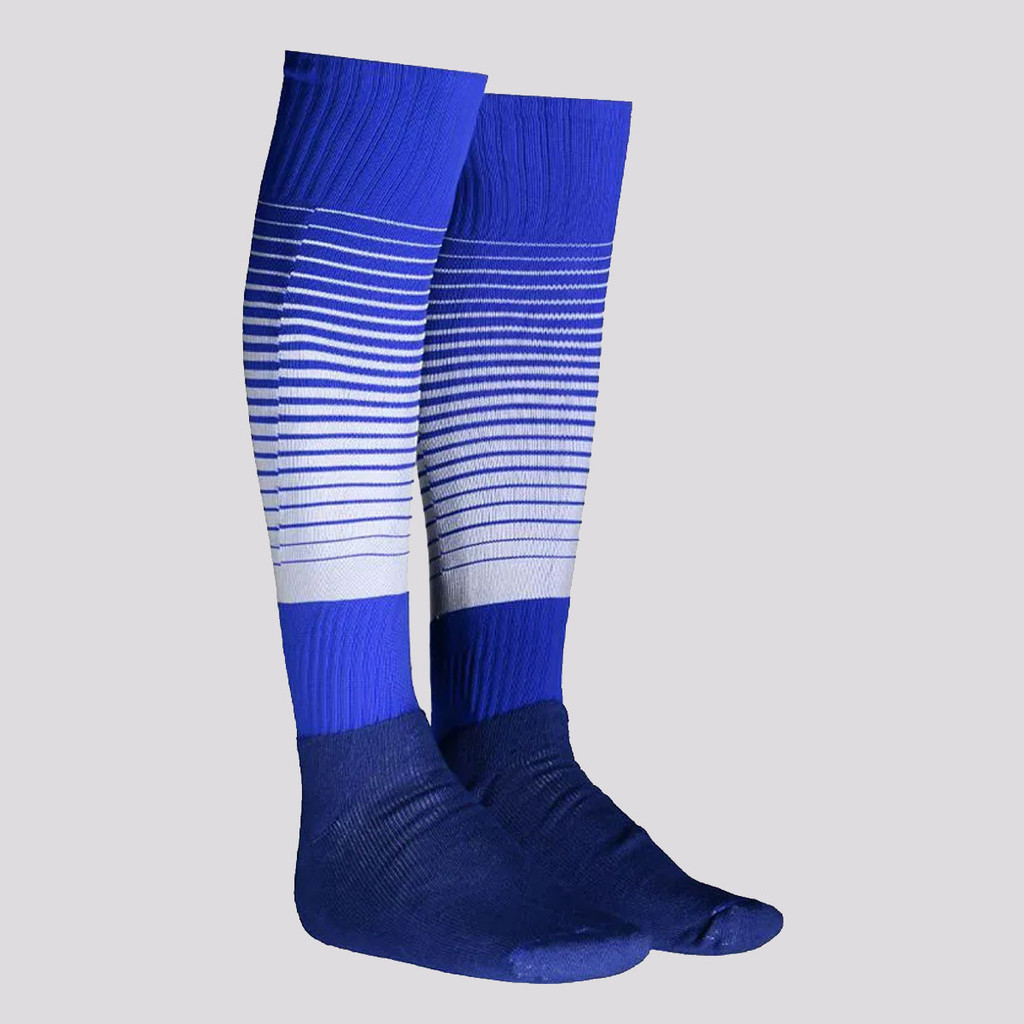 Meião Kanxa Profissional Degradê Royal e Branco | Shopee Brasil