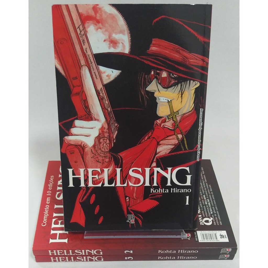 Coleção Mangás Hellsing - Volumes 1 Á 3 de Kotha Hirano 6732318 ...