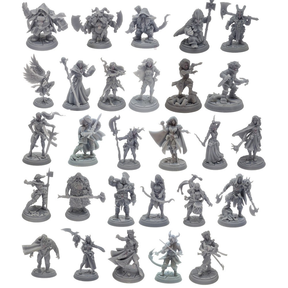 MINIATURA RPG DE MESA PAPEL COMPATIVEL D&D TORMENTA 20 T20 | Shopee Brasil