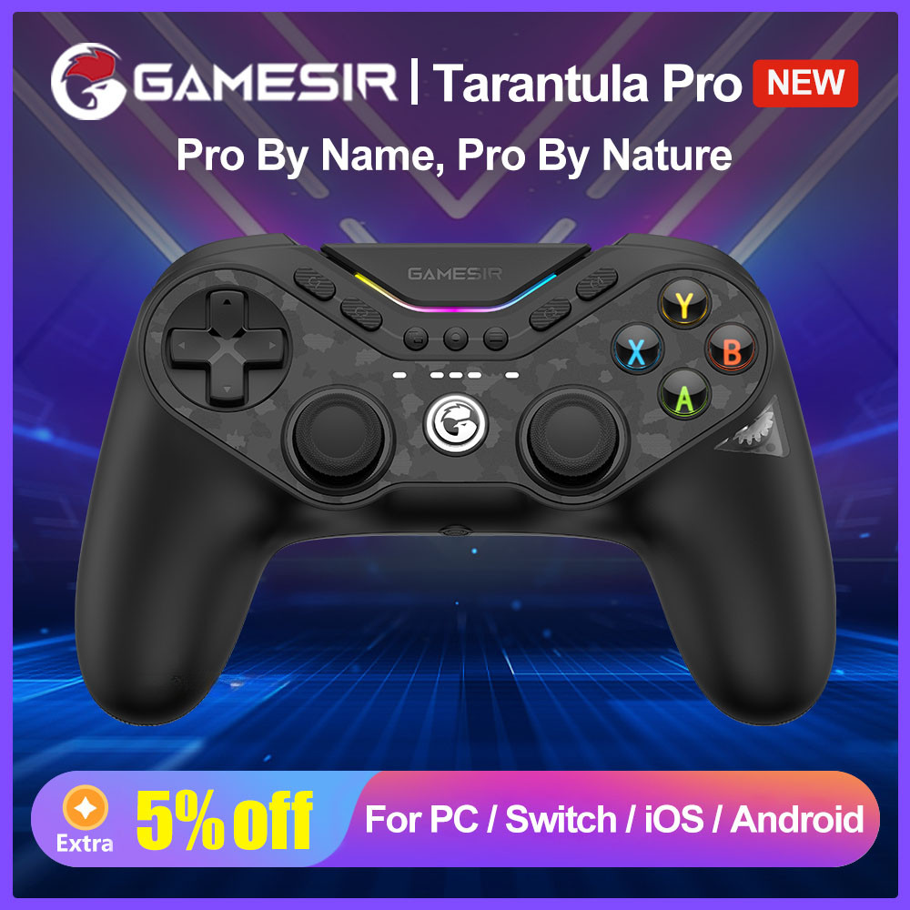 GameSir Tarantula T3 Pro Controlador Para Nintendo Switch PC Steam Android iOS Com Hall Micro ...