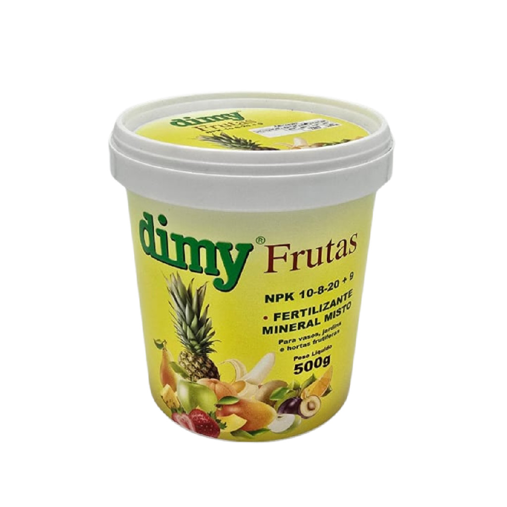 Fertilizante Dimy Frutas 500g Fruteiras Adubo Mineral NPK | Shopee Brasil