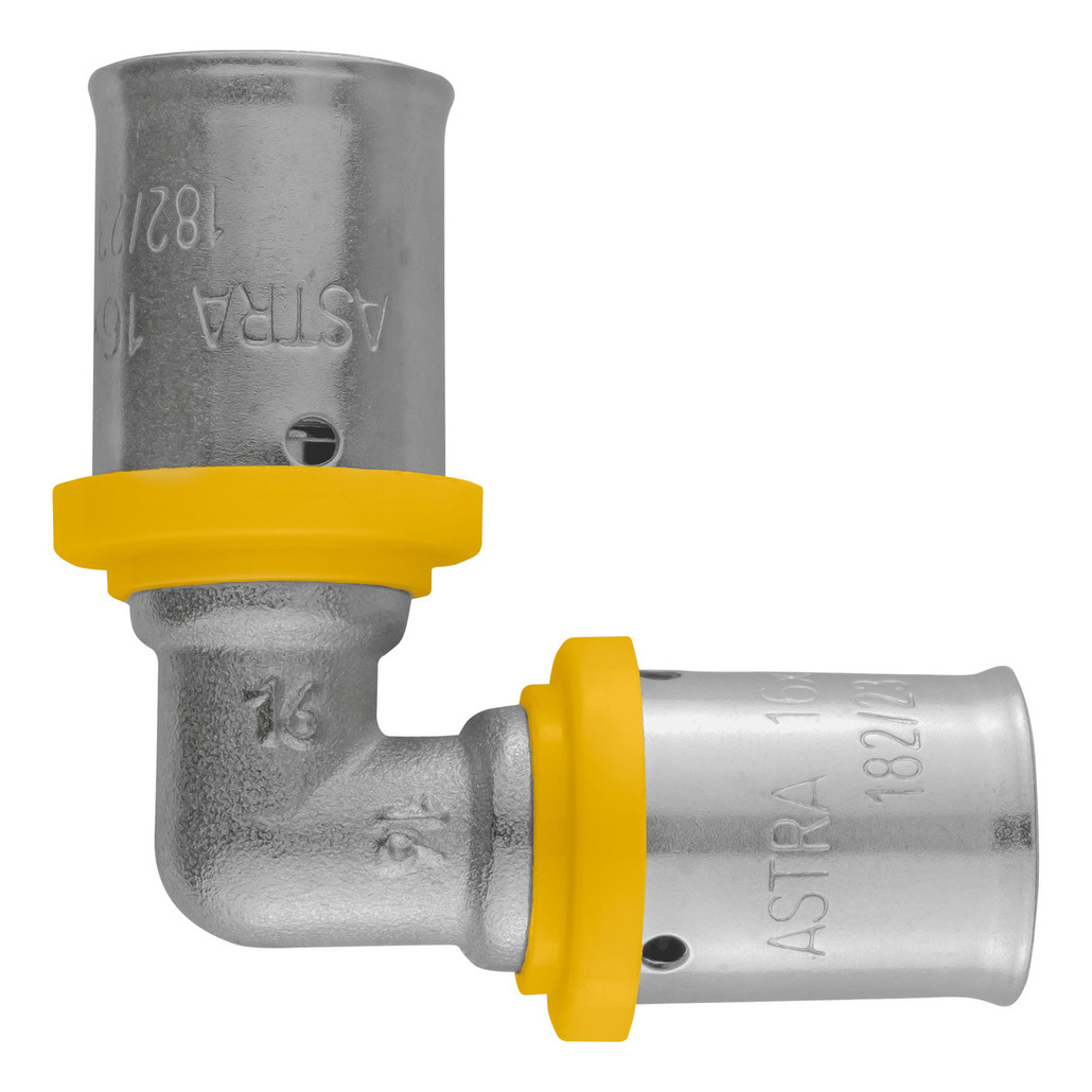 Cotovelo Joelho Prensar Gás 90° 16mm X 16mm Pex Astra | Shopee Brasil
