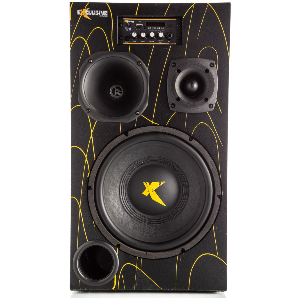 Caixa Amplificada Bob exclusive 12 Polegadas 500W Residencial Bivolt C ...