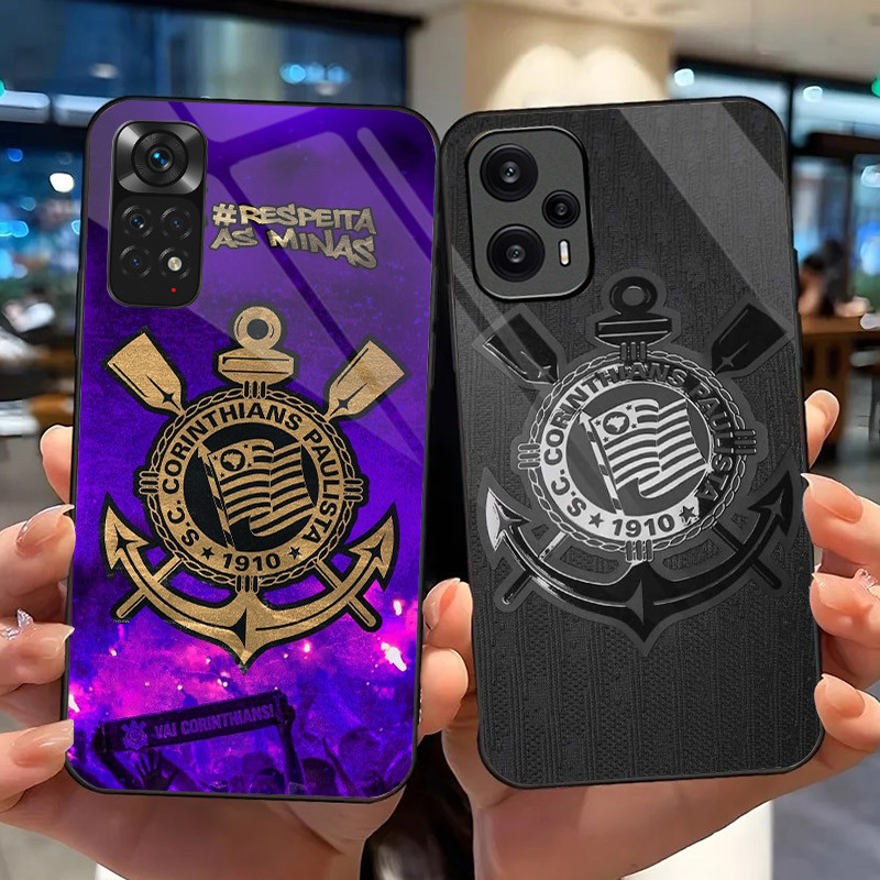 Corinthians FC 37 Capa De Telefone De Vidro Para Xiaomi Redmi Note 13 ...