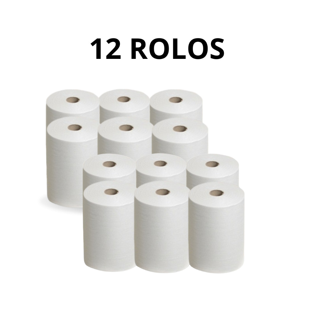12 Rolos de Bobina Toalha de autocorte rolo de 20cm x 200 metros 12 ...
