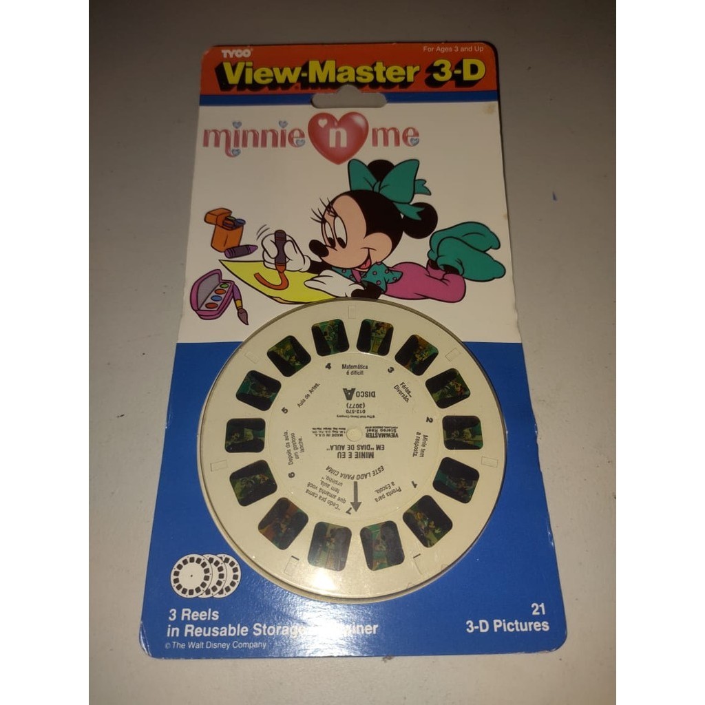 View Master 3d Discos - Minnie 'n Me - Disney de Tyco / Disney | Shopee ...