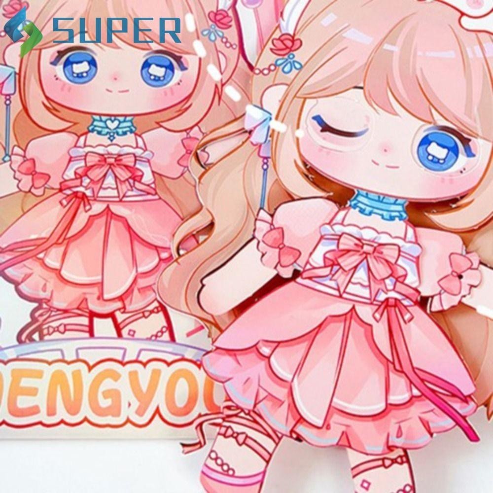 SUPER DIY Paper Puppet Toy , Brinquedos De Bonecos De Papel 3D Móveis ...