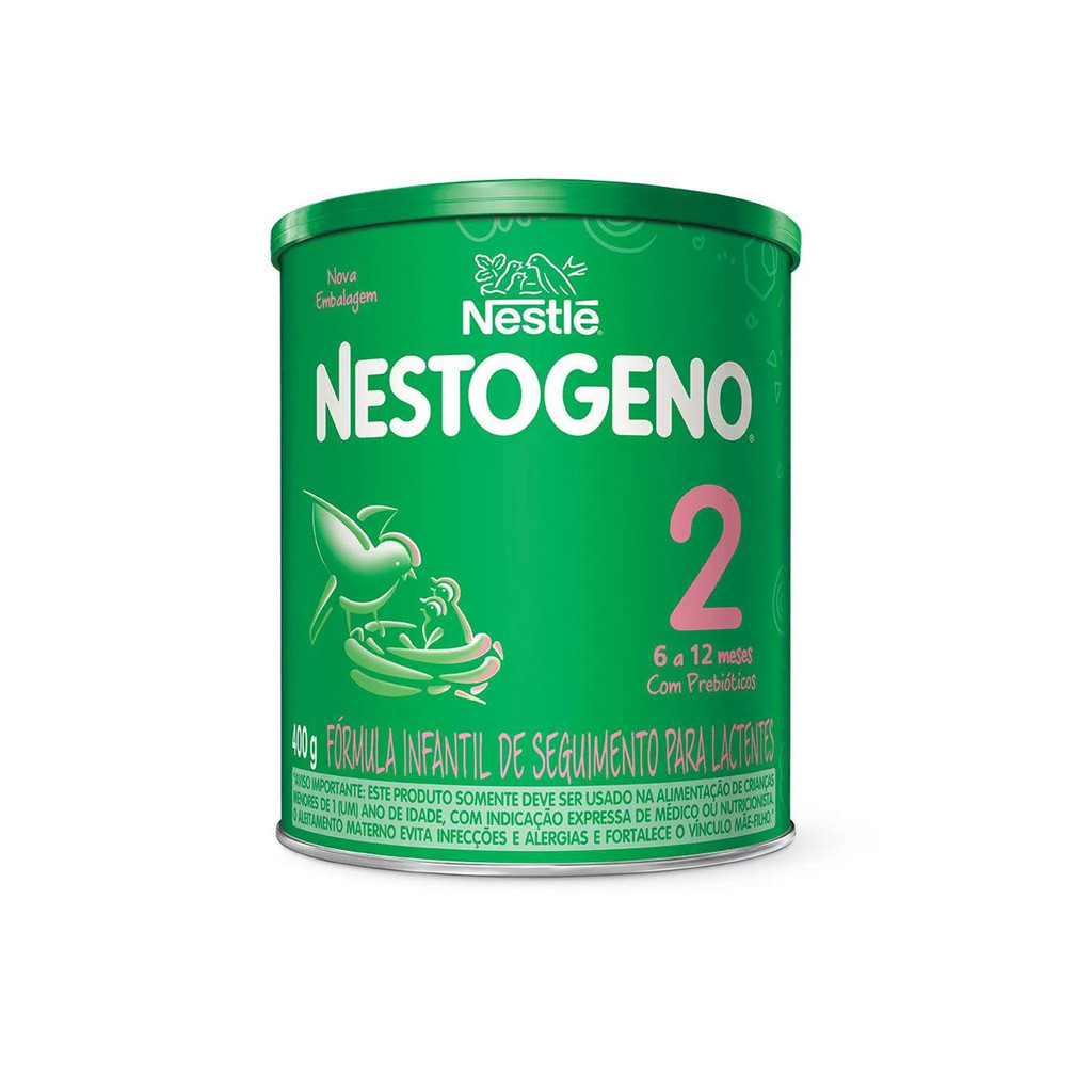 Nestogeno Fórmula Infantil 2 De 6 A 12 Meses 400g Nestlé | Shopee Brasil