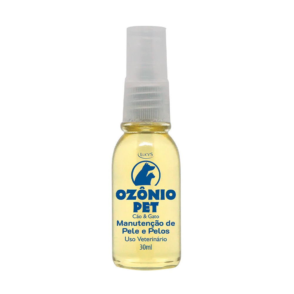 Ozônio Pet 30ml Uso Veterinário Manutenção de Pele Pêlos Cicatrização ...