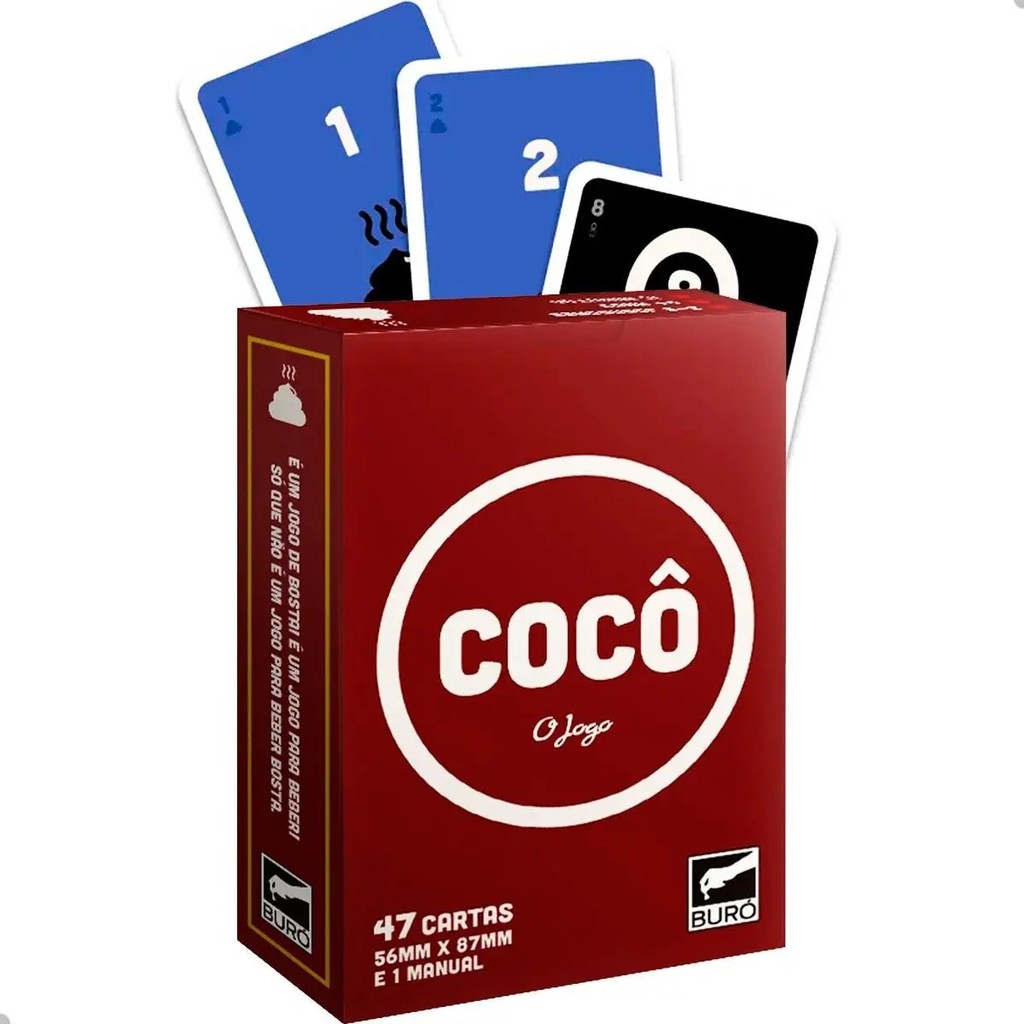 Jogo De Cartas Cocô O Jogo Buró Card Game | Shopee Brasil