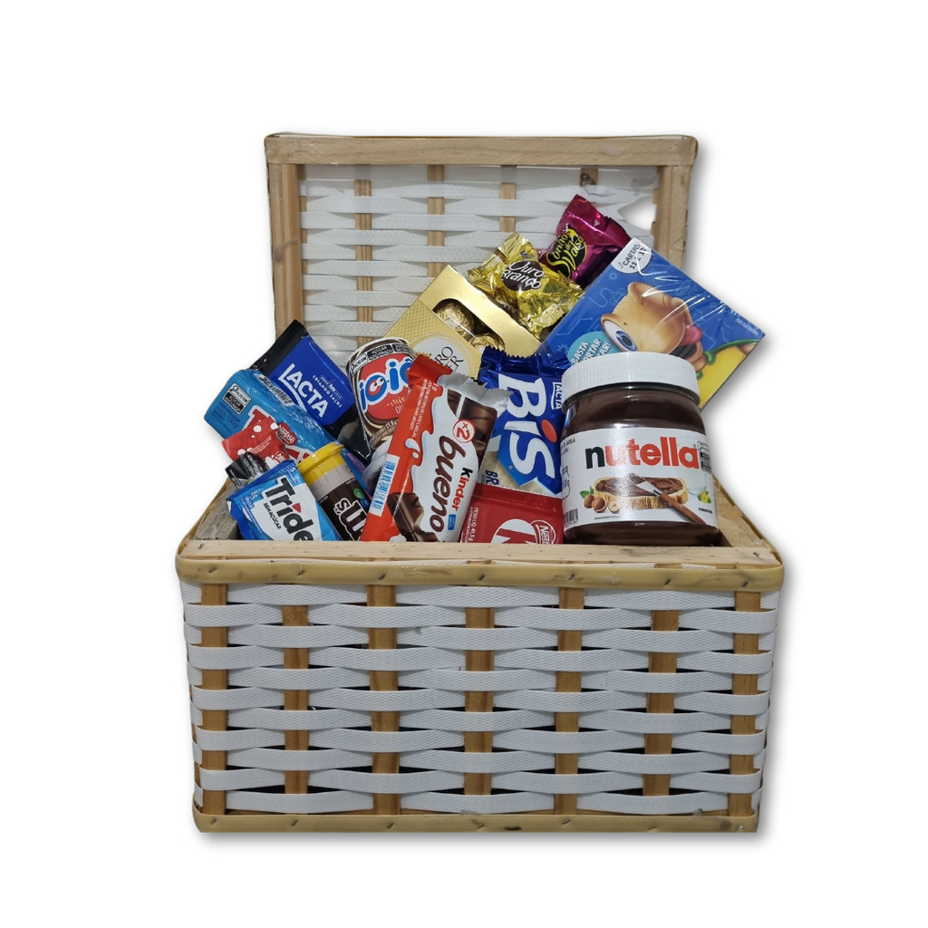 Cesta De Chocolate E Doces Sortidos Shopee Brasil