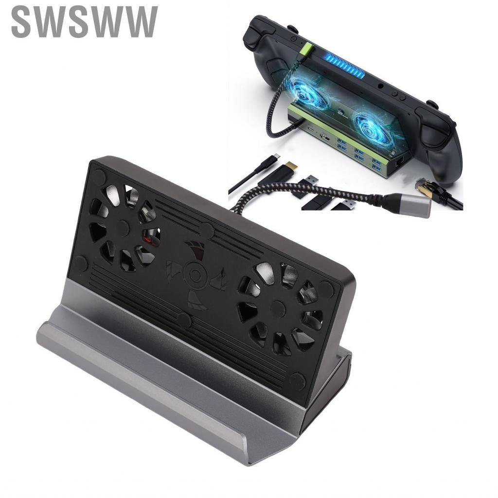 Swsww Docking Station for Steam Deck and ROG Ally with Dual Cooling ...